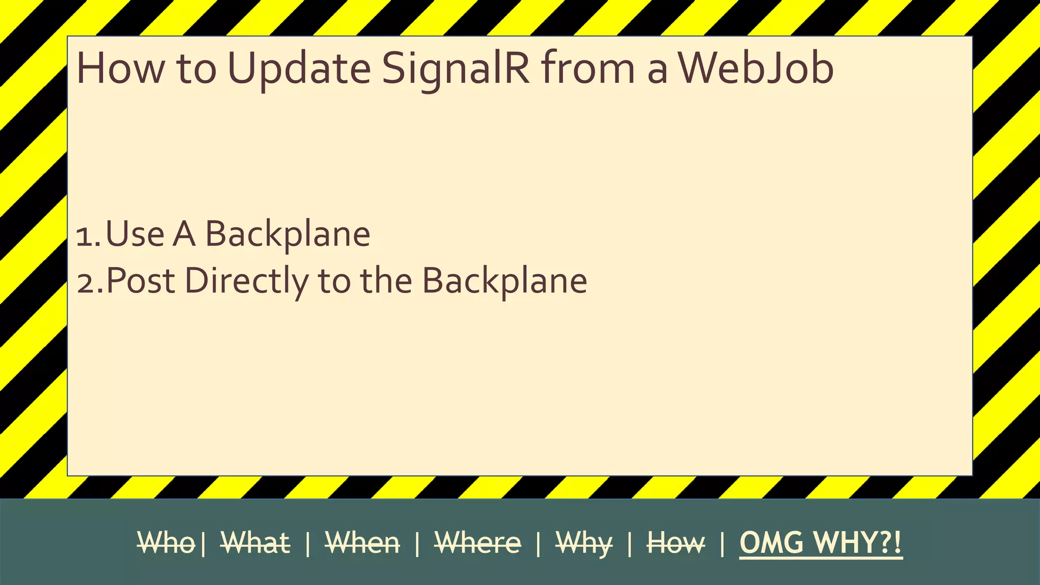 Cut your hair and get an azure webjob | PPT