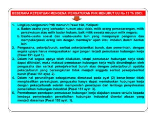 Cut Zurnali - Pemutusan Hubungan Kerja (PHK) dan Penerapan Hak-Hak ...