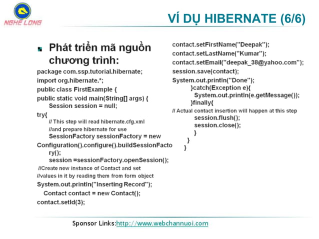Introduction to Hibernate Framework | PPT