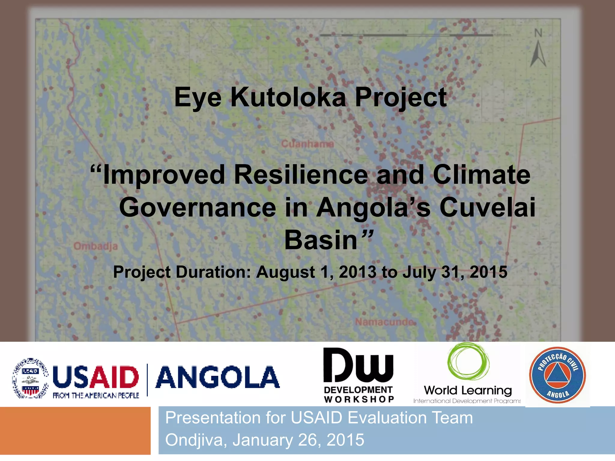 Improved Resilience and Climate Governance in Angola’s Cuvelai Basin ...
