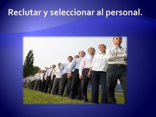 organización del área de recursos humanos | PPTX