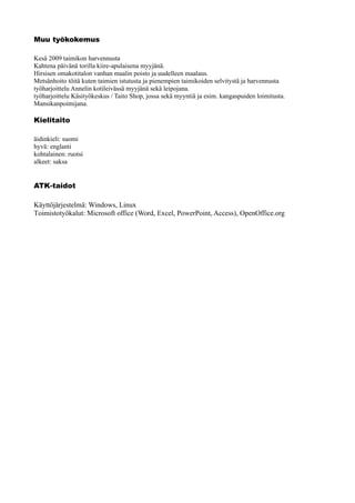 Cv | DOC