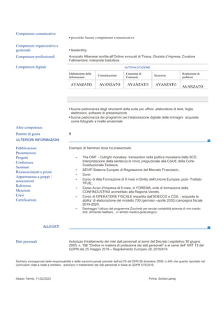 Curriculum vitae sonila lamaj | DOCX