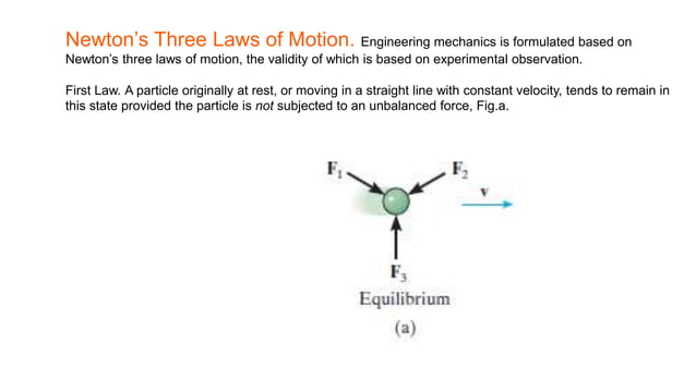 CV -111 Basic Principles of Engineering Mechanics | PPT
