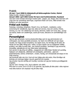 Elena Shishkina CV | PDF