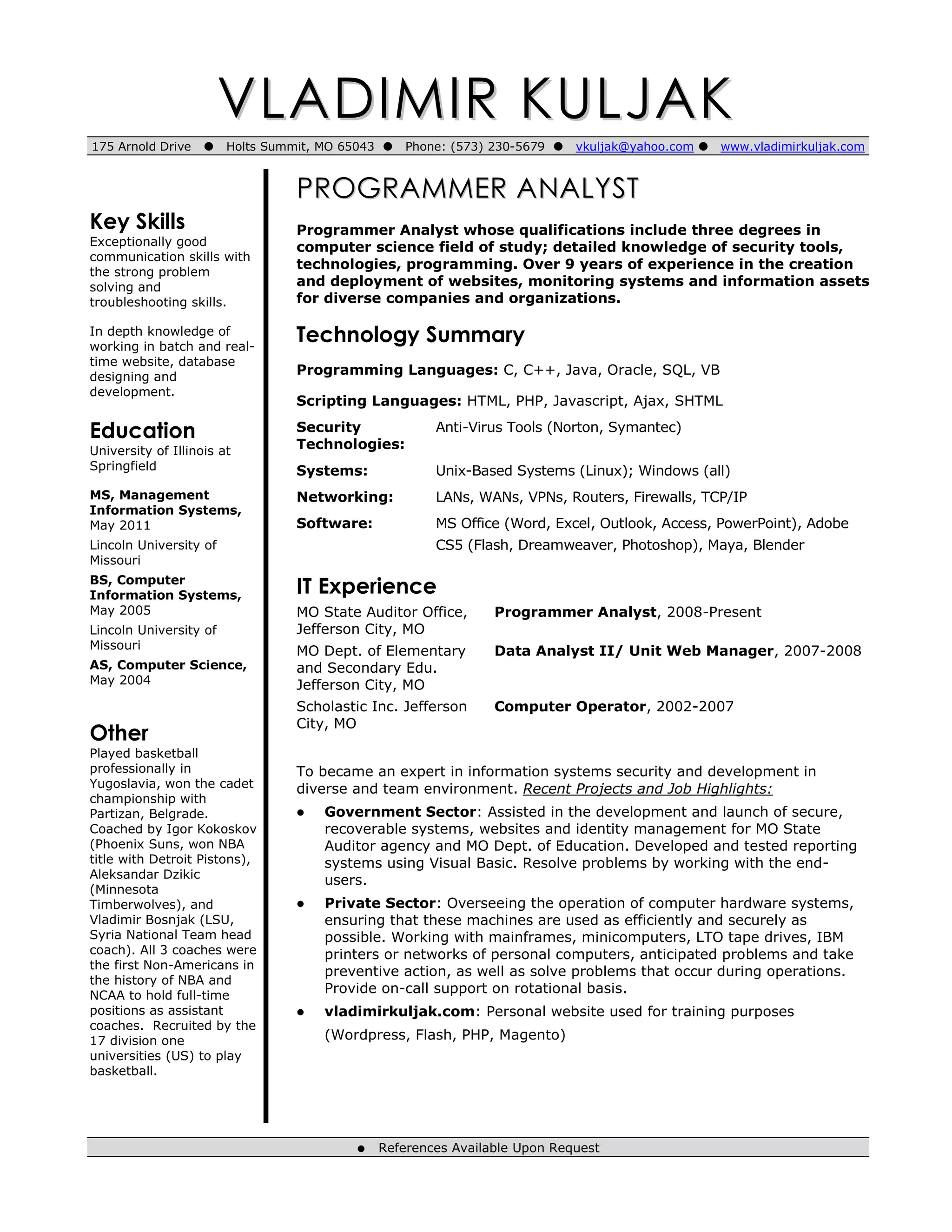 Resume - CV | PDF