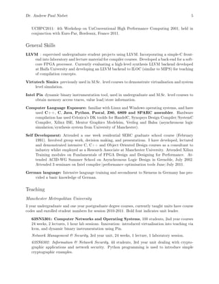 Curriculum Vitae | PDF
