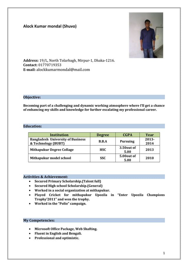 Cv | DOC | Resume Writing and Advice | Job Search