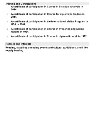 Cv | RTF | Education