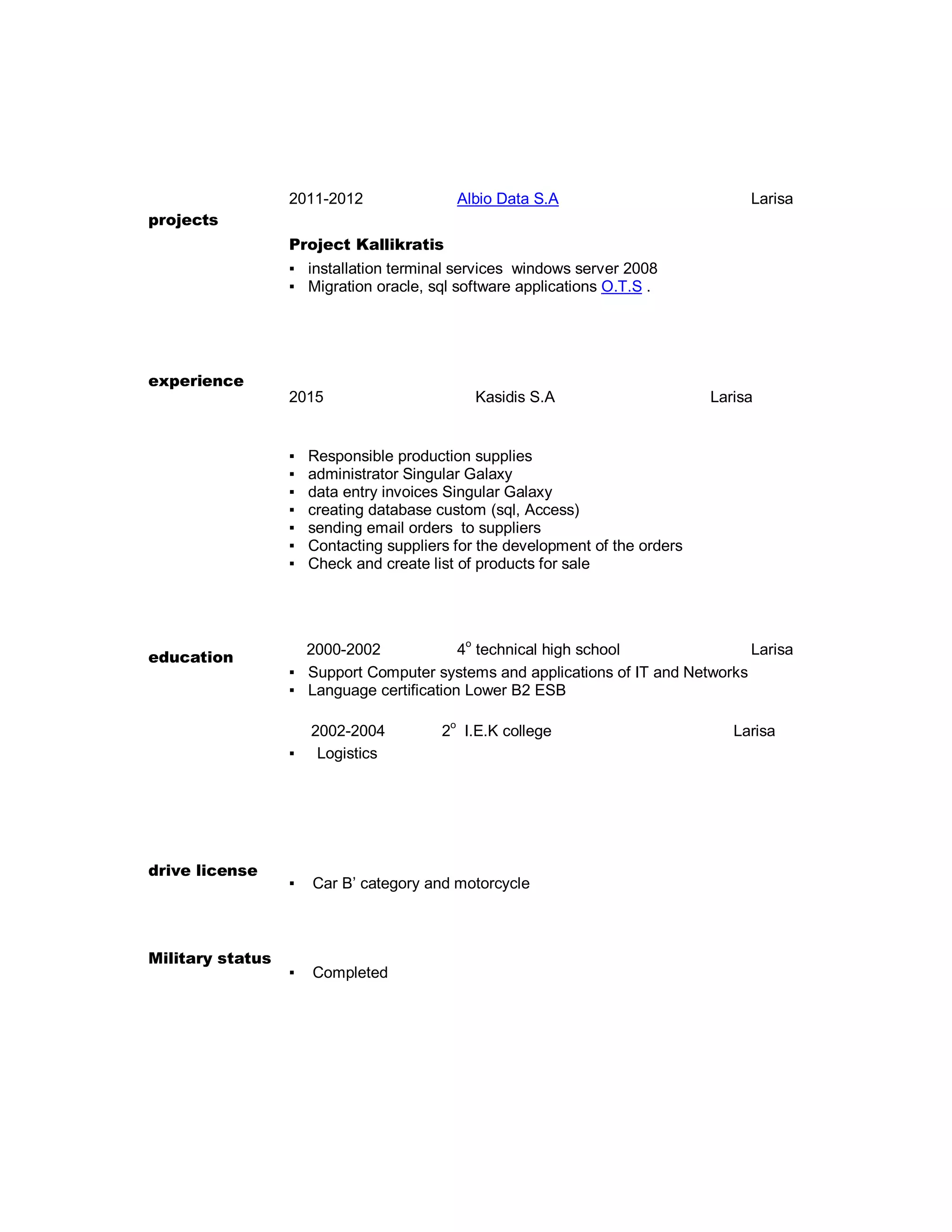 Cv | PDF | Computing | Technology & Computing