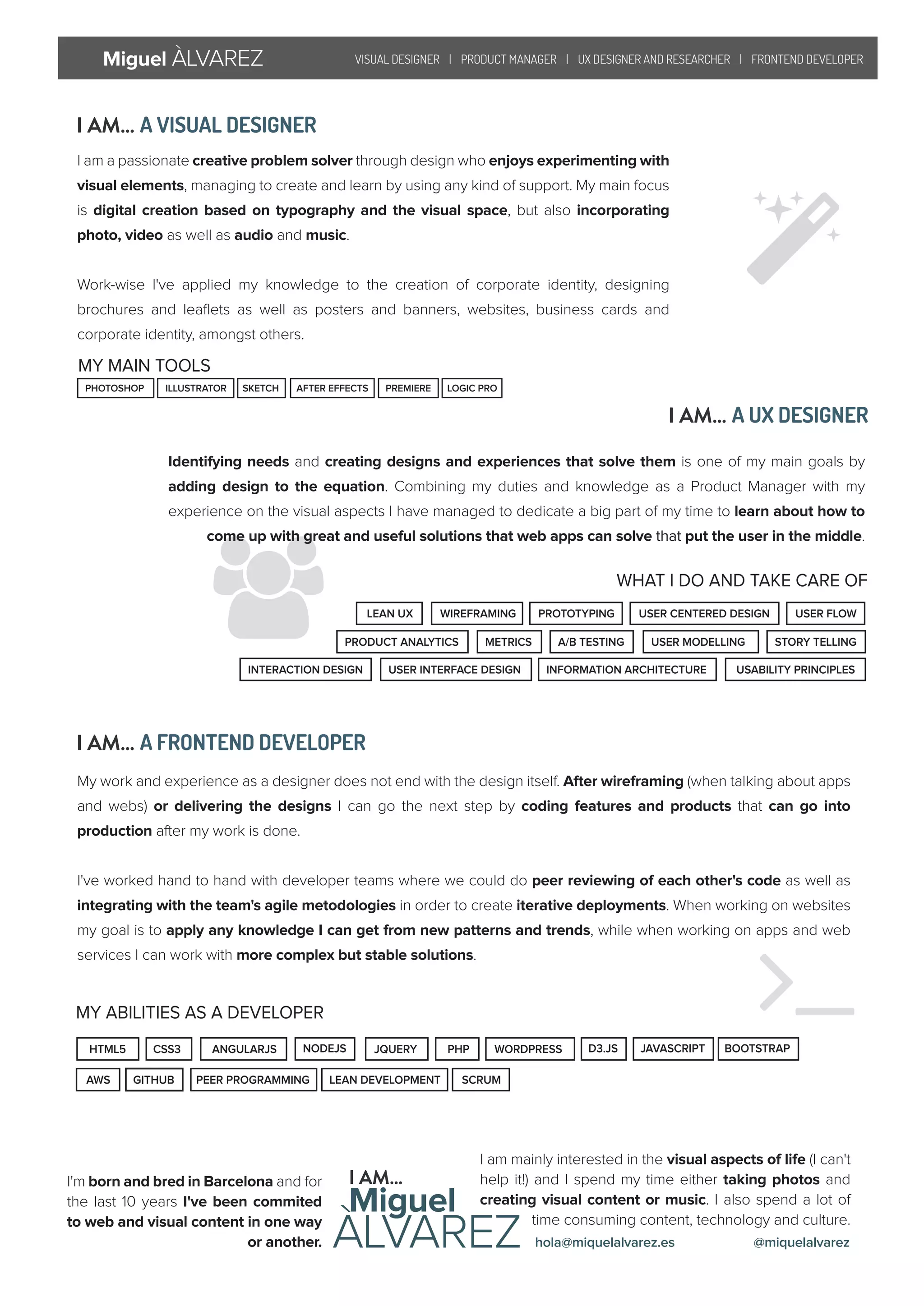 Miguel Álvarez CV | PDF