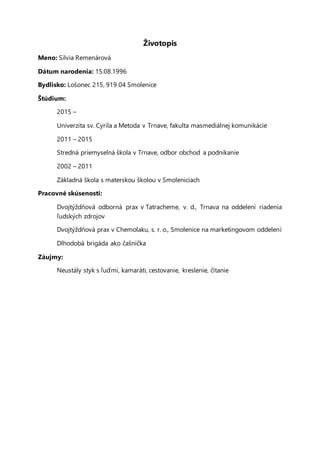 CV | DOCX