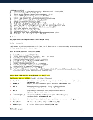 MM Bagali....... Bio Data......CV..... Management..... HR.... Professor..... India.... | DOCX