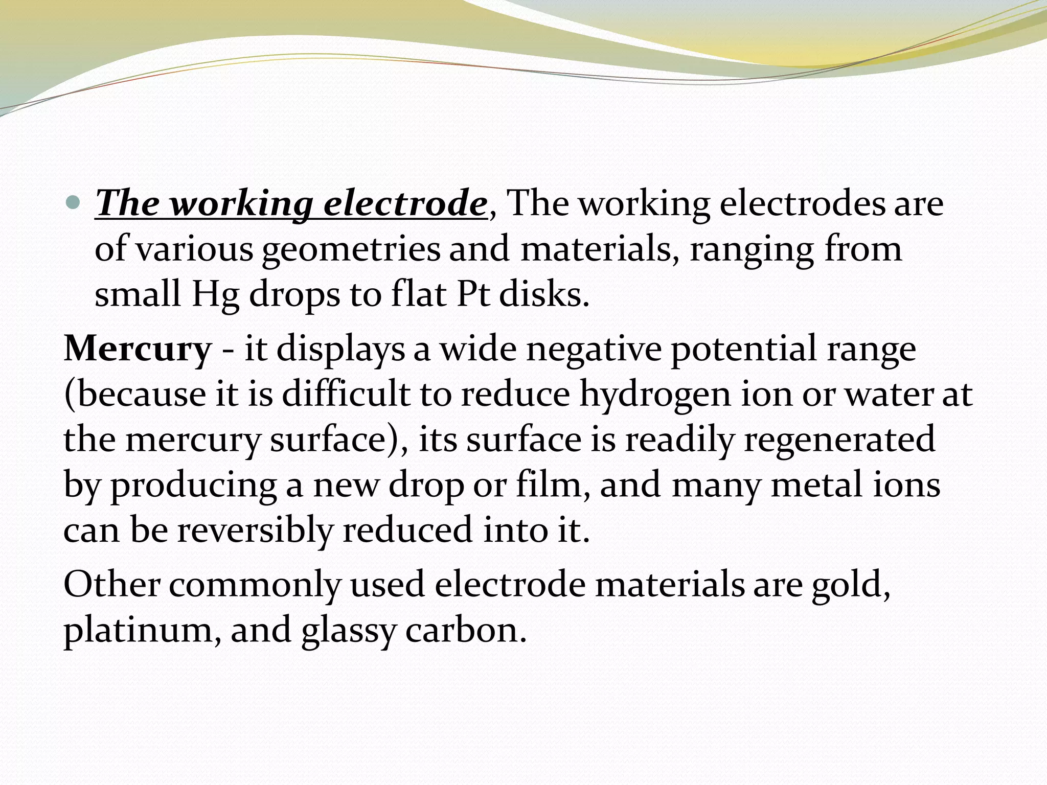 Cyclic voltammetry | PPTX