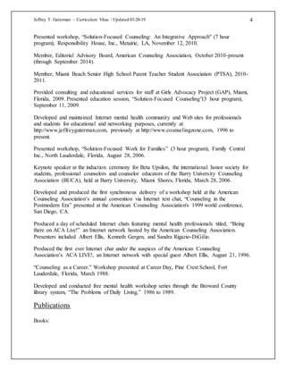 Jeffrey Guterman: Curriculum Vitae | DOCX