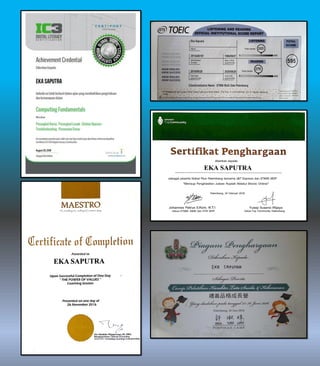 CV Eka Saputra | PDF | Careers