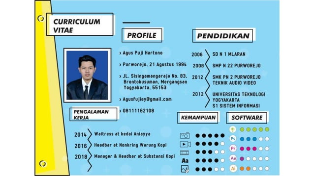 Curriculum vitae and Portofolio | PPTX