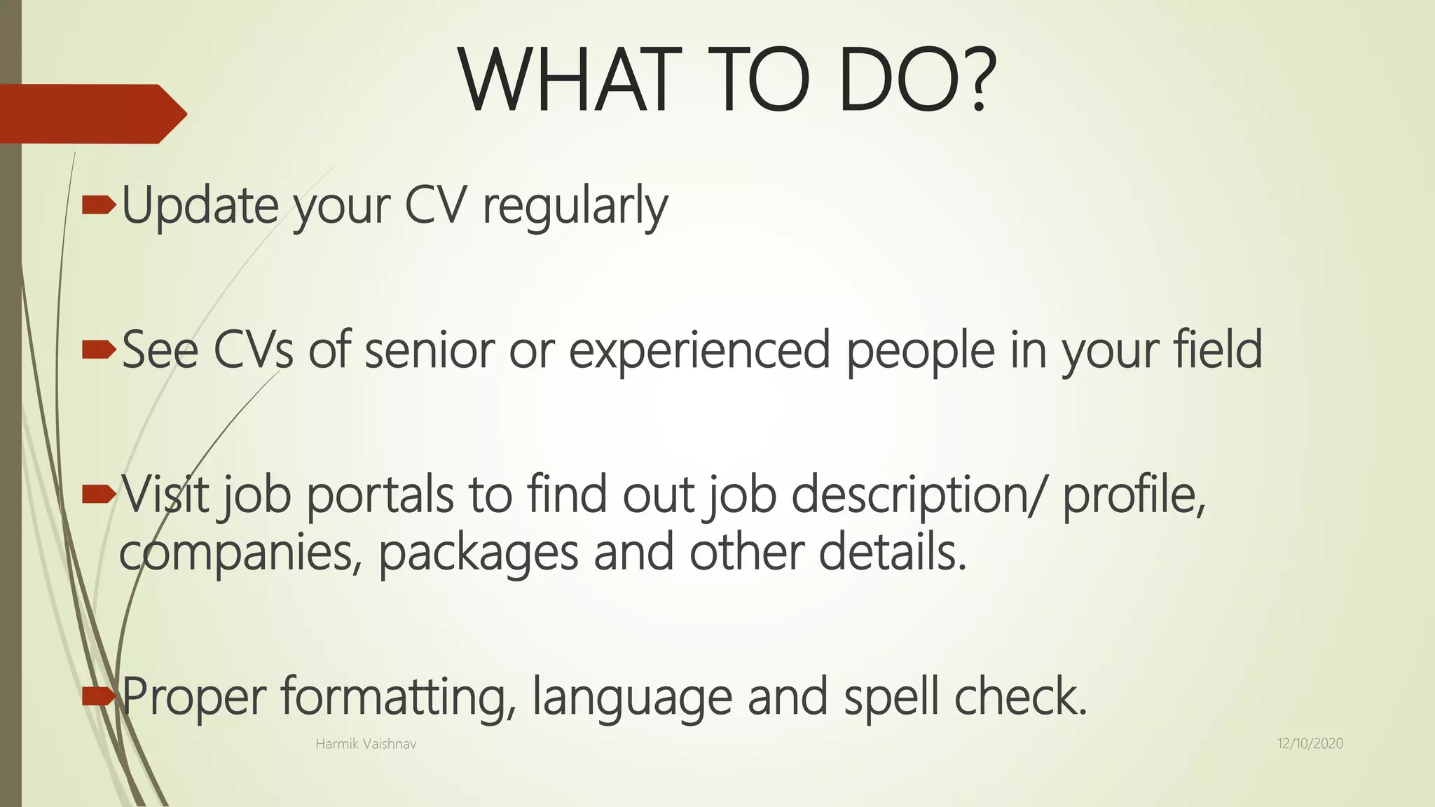 CV Writing | PPT