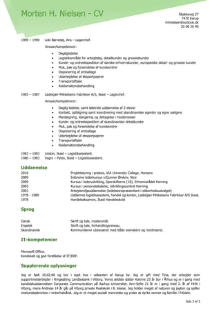 Cv 2016 brutto | PDF