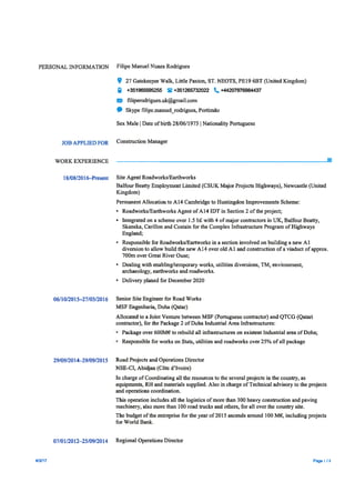 CvC Resume | PDF