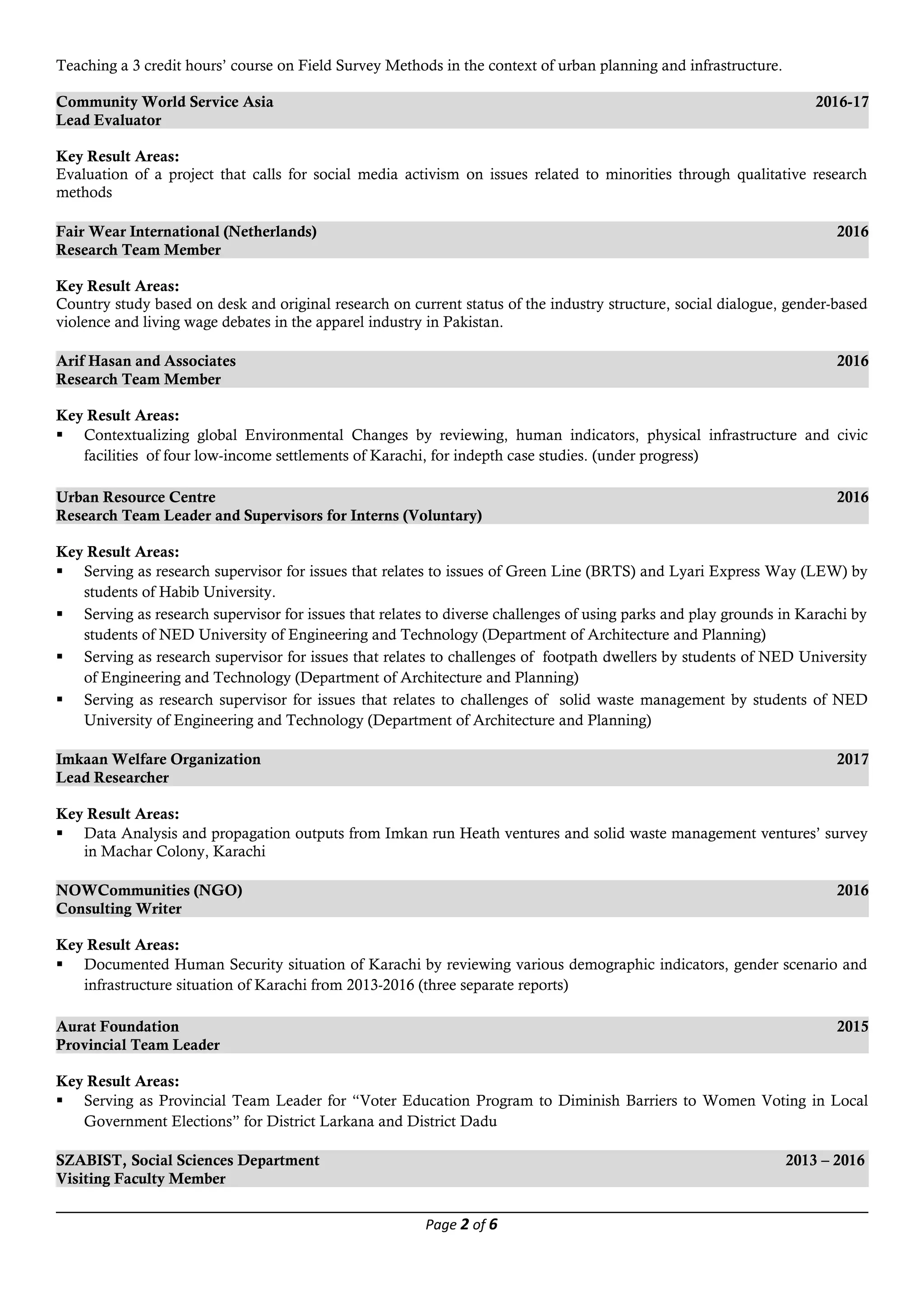 CV Mansoor Raza | DOC