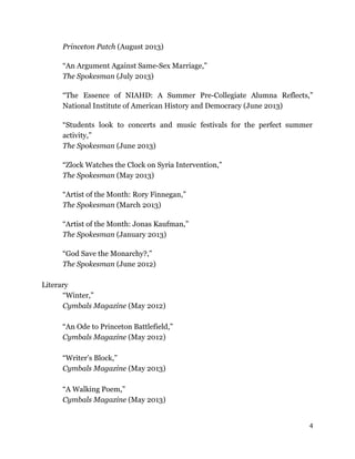 Lena Zlock CV | PDF | Free Download