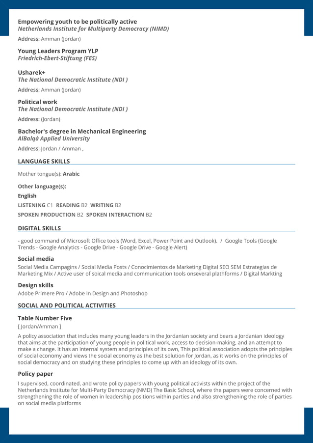 CV - ABD ALHADI ALAZZAZI.pdf | Business | Business and Finance