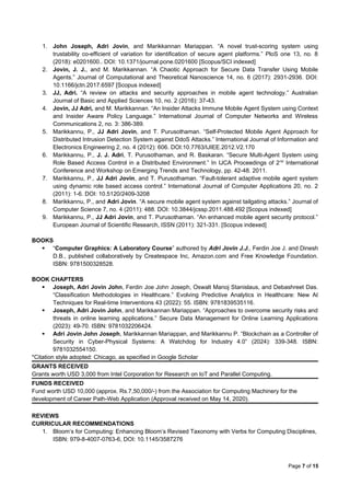 Curriculum Vitae of Adri Jovin John Joseph | PDF