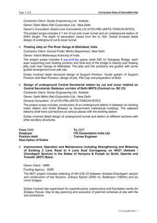 Cv aniruddha | PDF