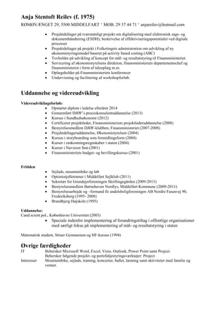 CV November 2016 | PDF