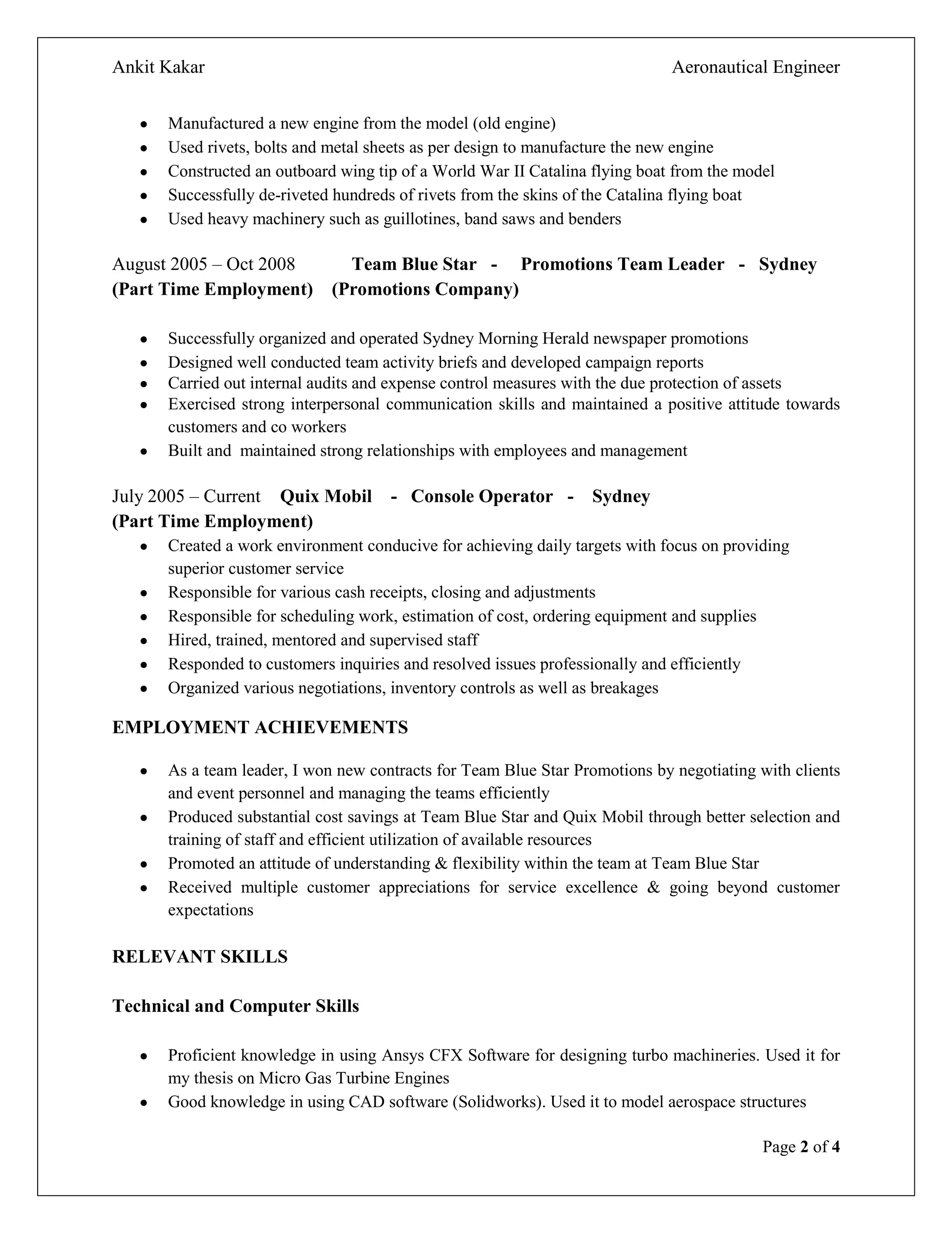 Cv ankit | DOCX