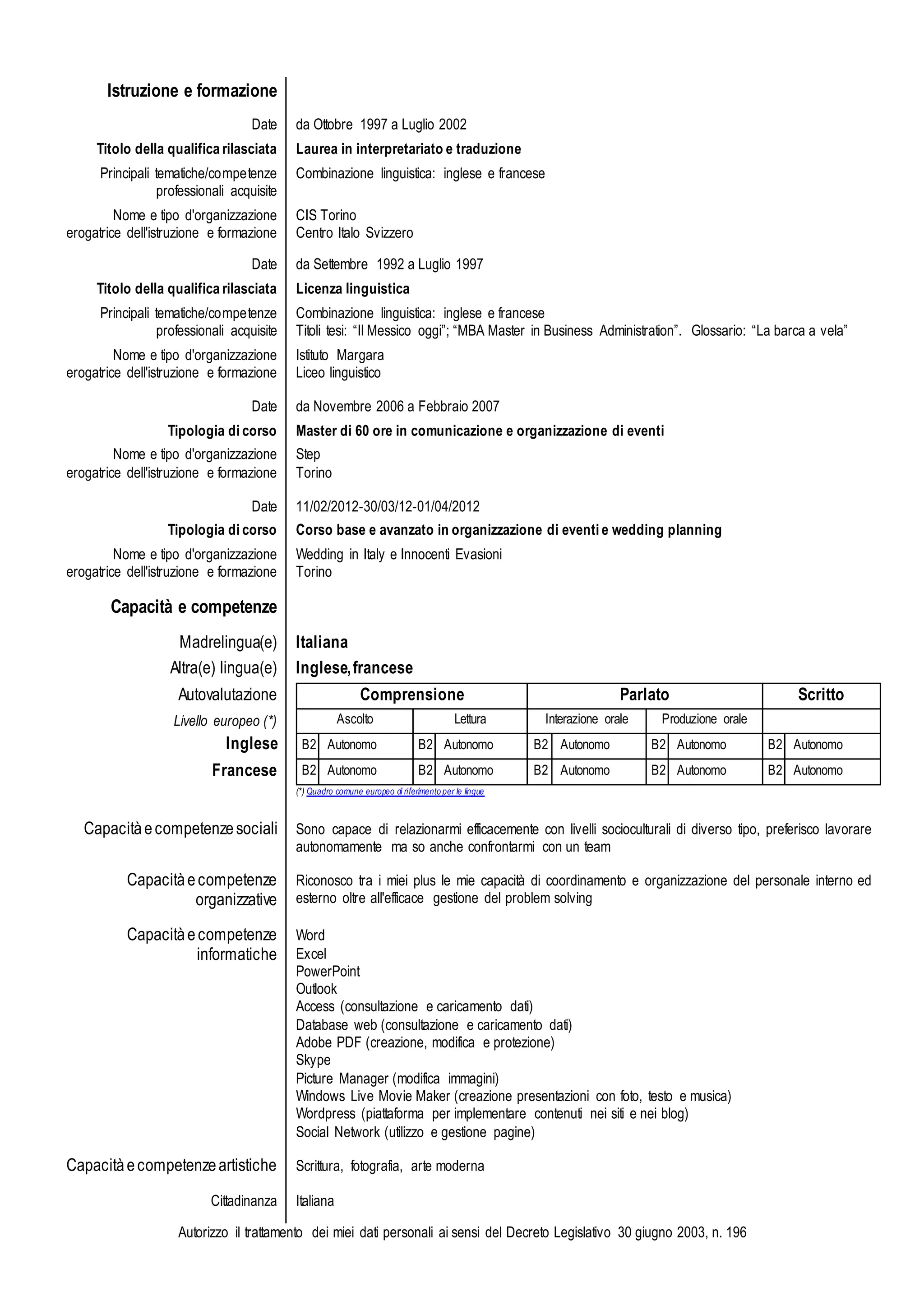 My resume | DOCX