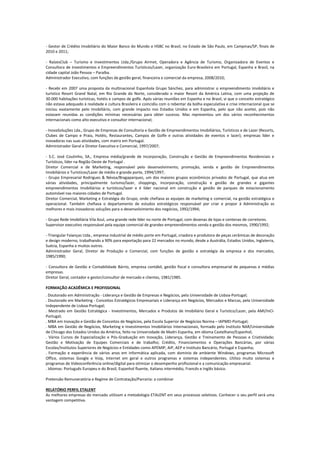 Cv curriculum vitae, fernando machado - executivo, gestor e consultor ...