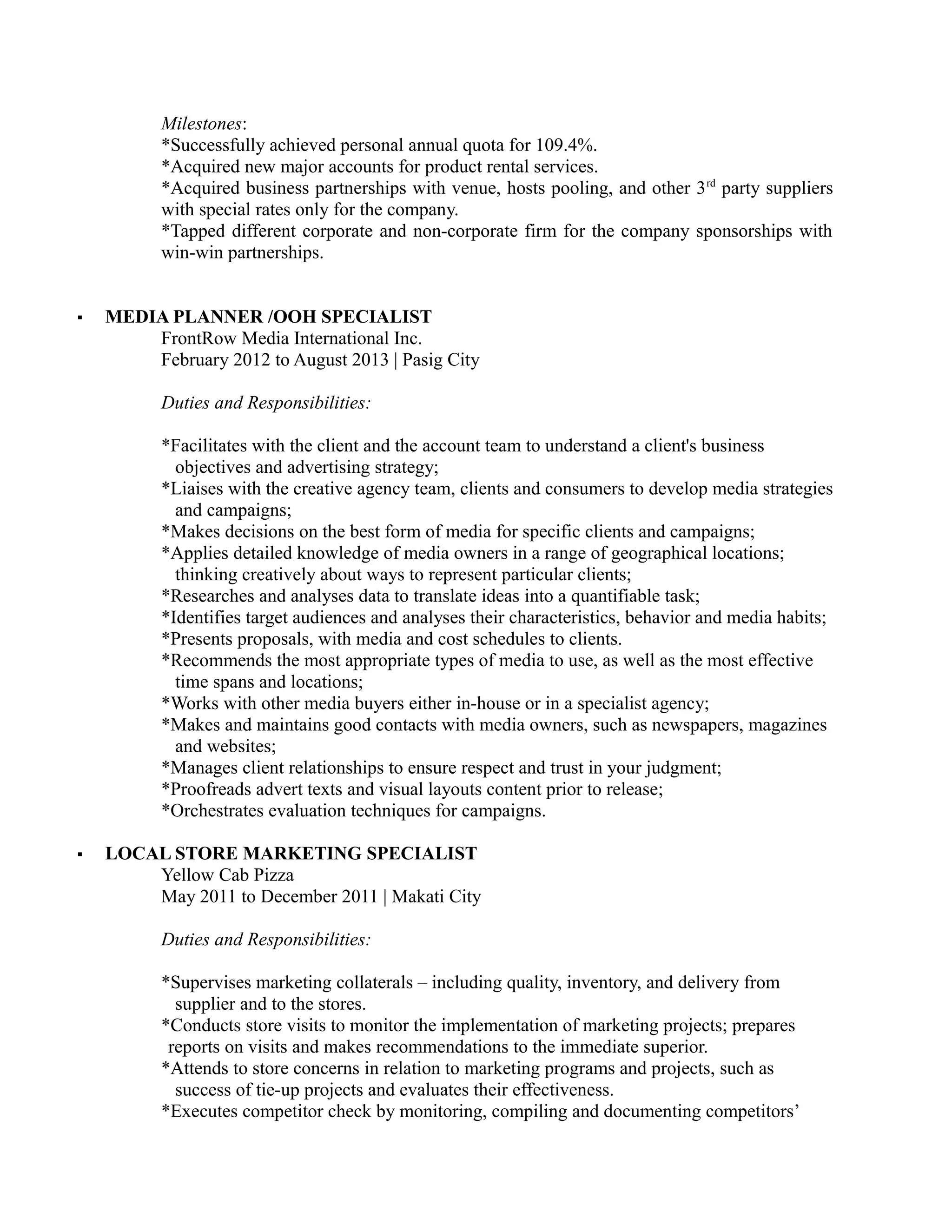 CV - Mr. Dindo Cabatingan | DOC