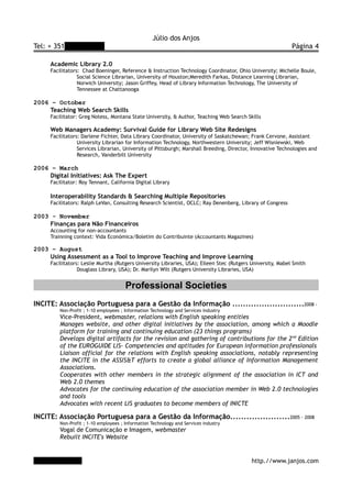 CV in English, Long Form | ODT