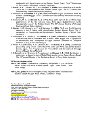 Cv english-harraz | PDF