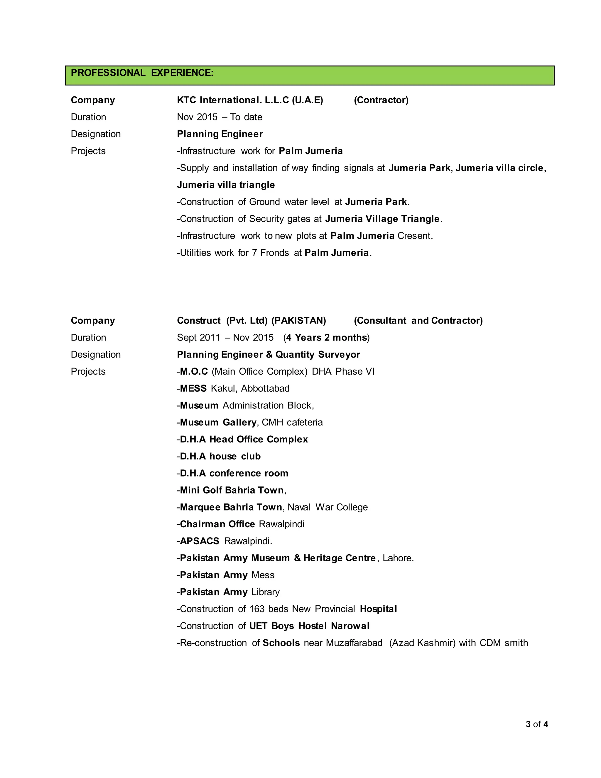 CV Engr Qaisar Mahmood | DOCX
