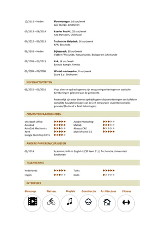 CV Eren Duru | PDF | Education