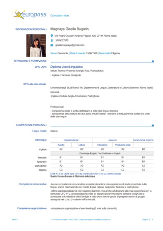 Cv europass-20180628-it | PDF