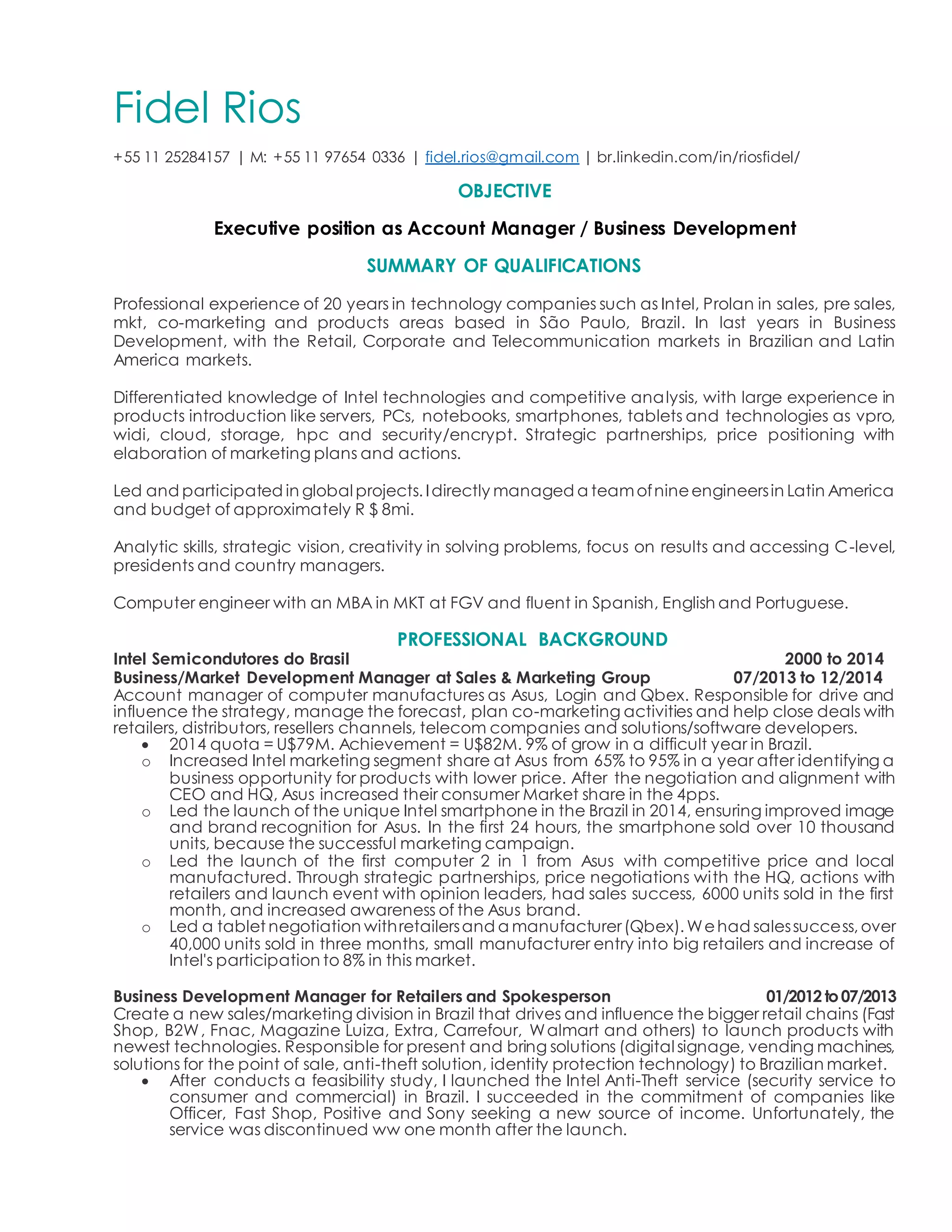 Cv fidel rios eng june | DOCX