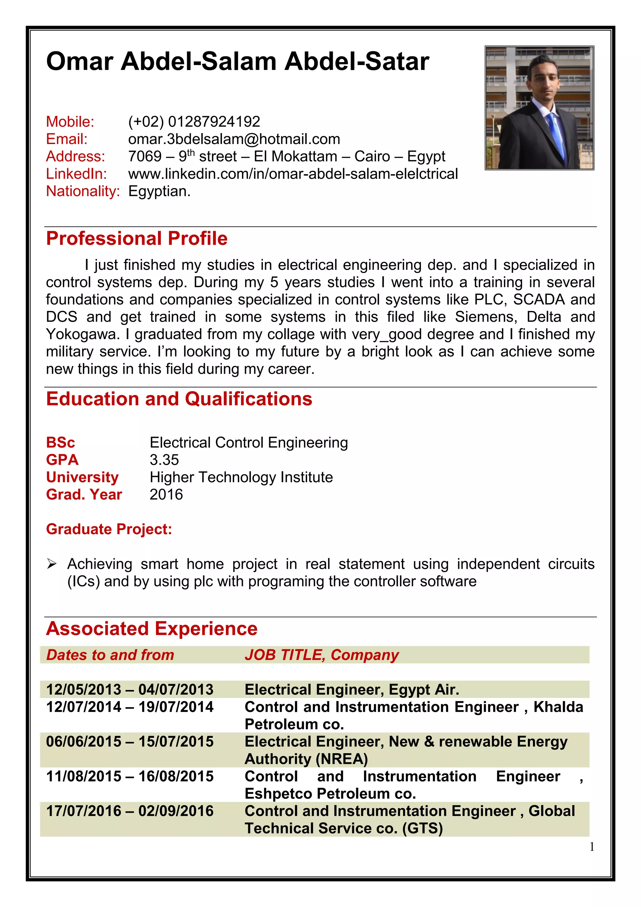 omar abdel-salam cv | PDF