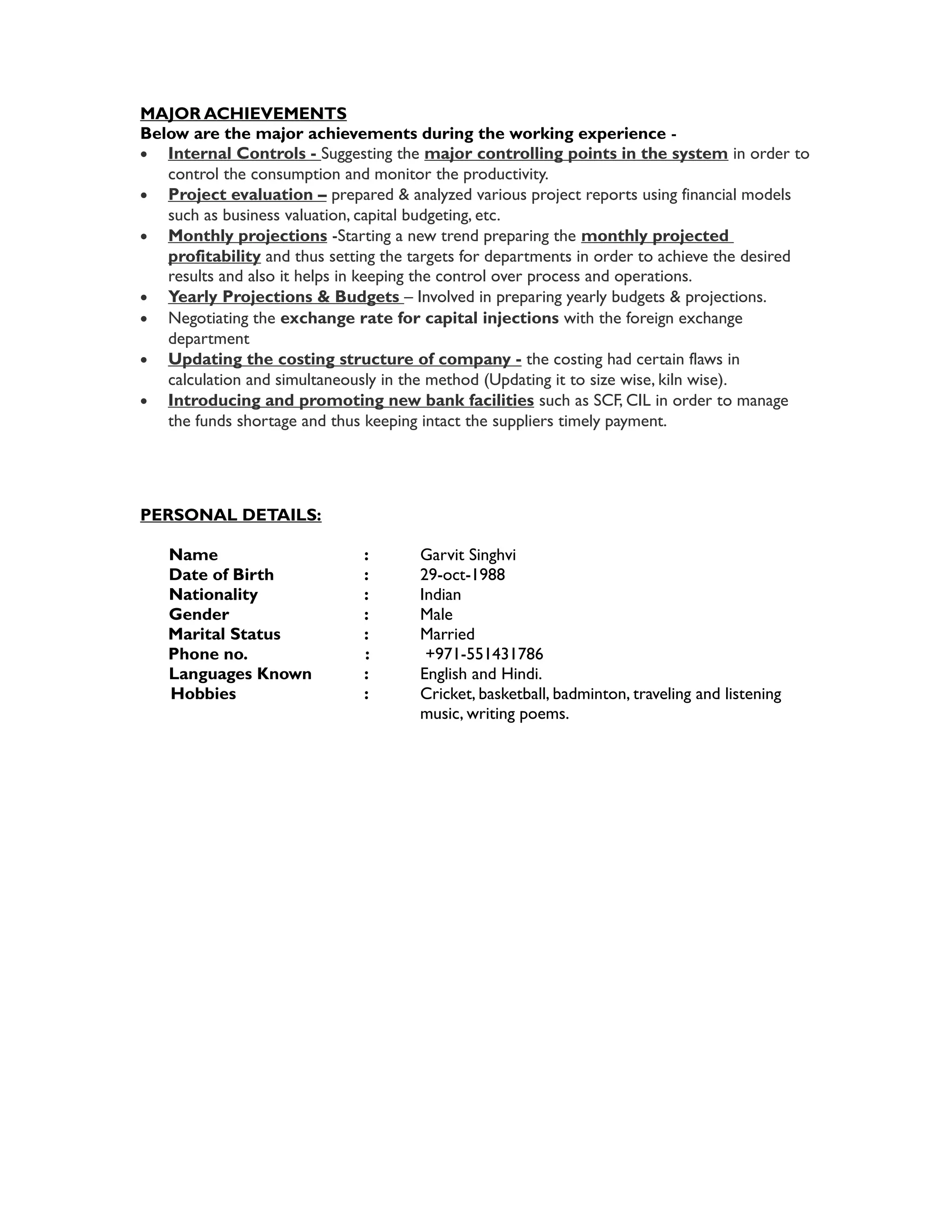 Cv Garvit Singhvi | DOC