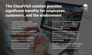 CloudVisit Remote Video Inspection and Collaboration Software | PPT