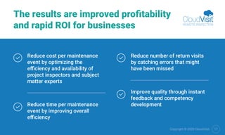 CloudVisit Remote Video Inspection and Collaboration Software | PPT