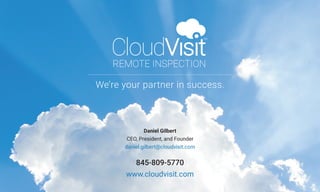 CloudVisit Remote Video Inspection and Collaboration Software | PPT