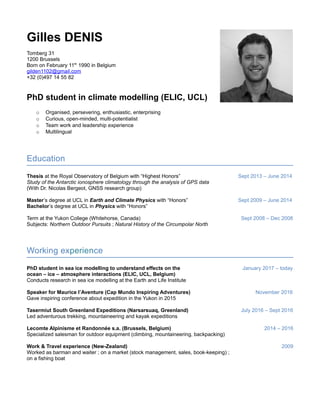 Curriculum Vitae | PDF