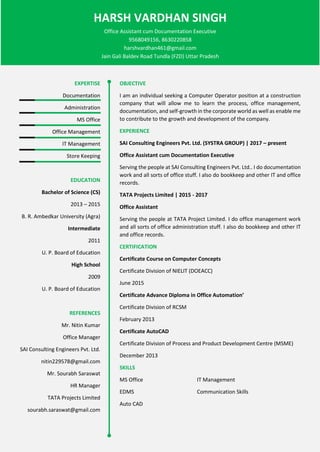 CV Document Controller | PDF