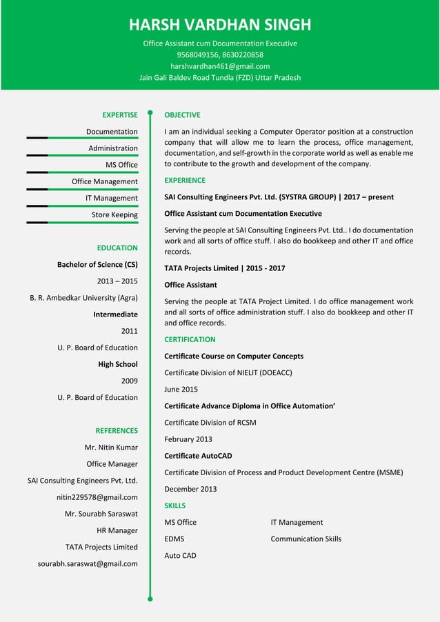 CV Document Controller | PDF