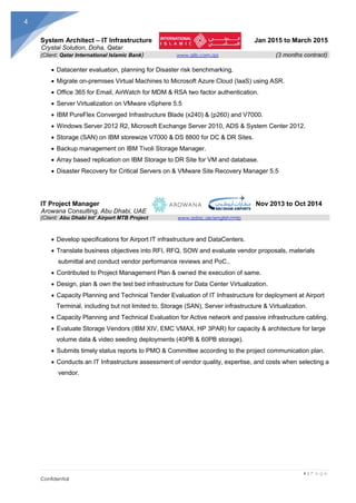 CV it infrastructure - shahnawaz ali | PDF