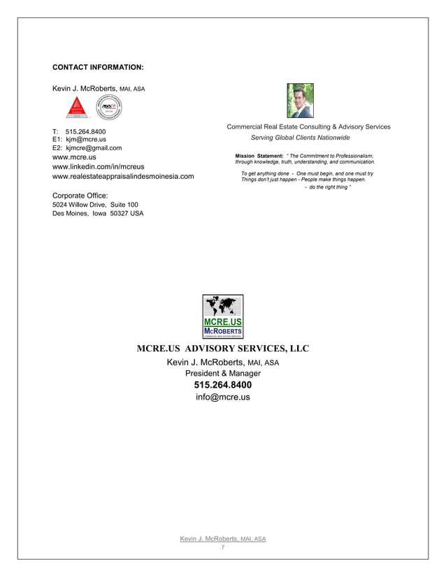 Cv Kevin j. McRoberts | PDF